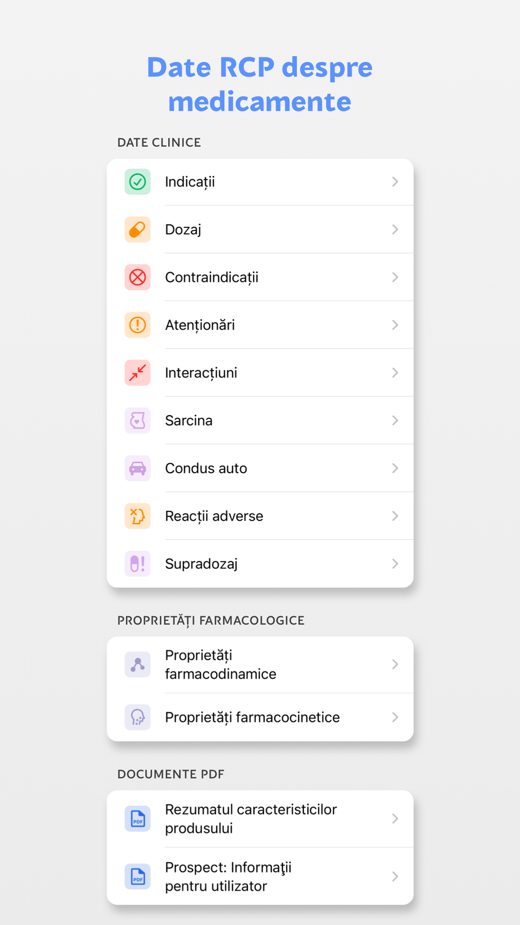 iPhone 용 Mediately Lista Medicamentelor - 다운로드