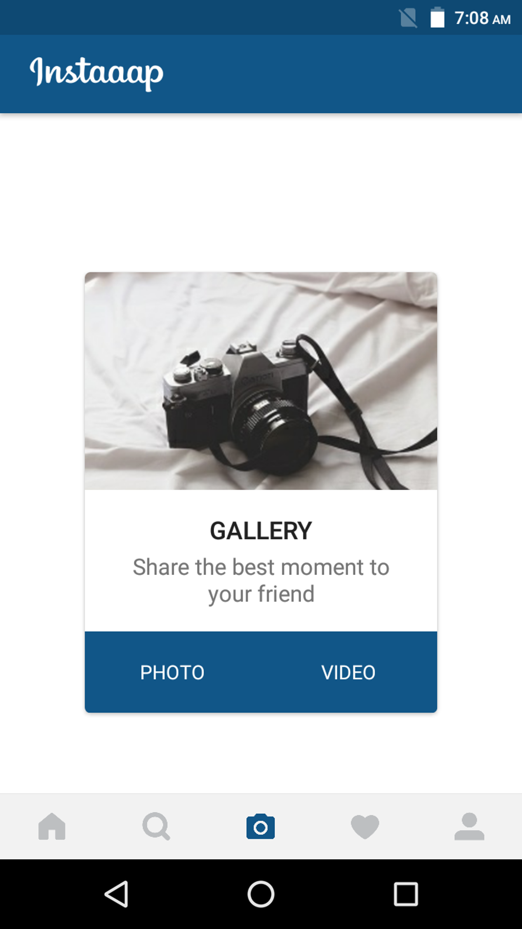 Insta App - Material UI Templa for Android - Download