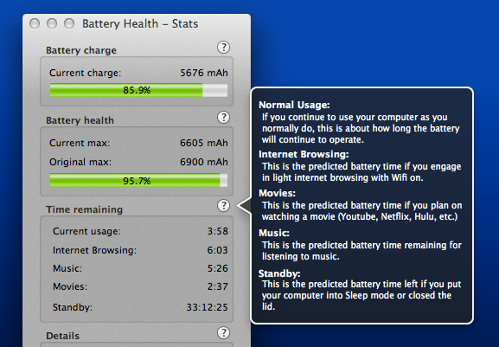 Battery Health para Mac - Descargar