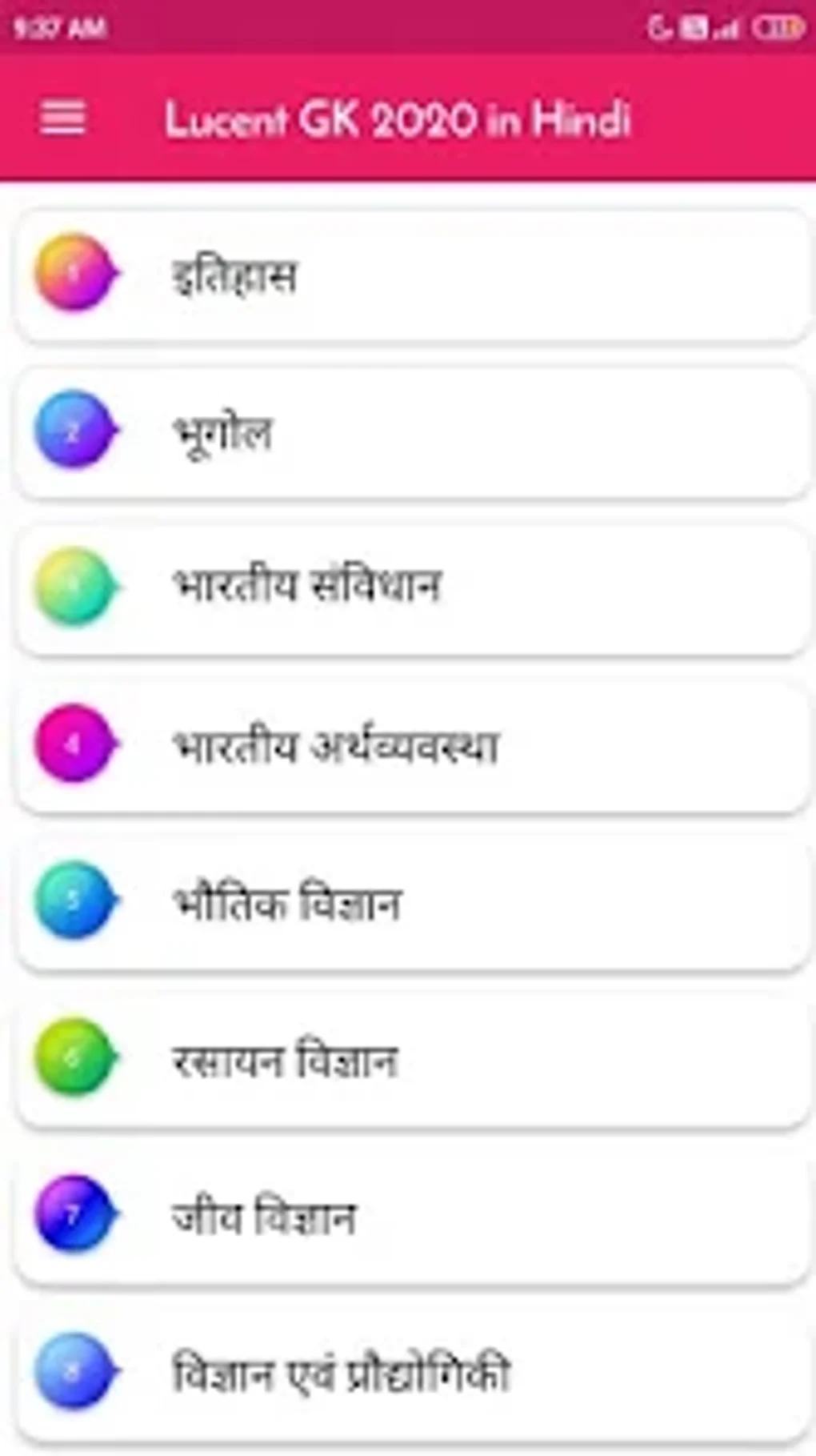 Lucent GK 2022 Book in Hindi for Android - Download