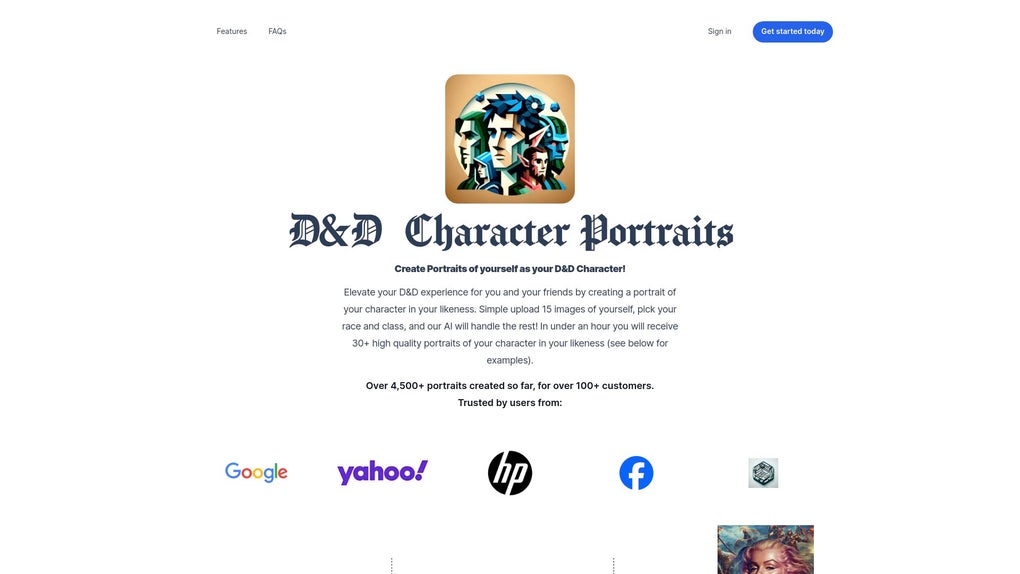 Dd Character Portraits Per Generatore Ed Editor Di Immagini Basati Su