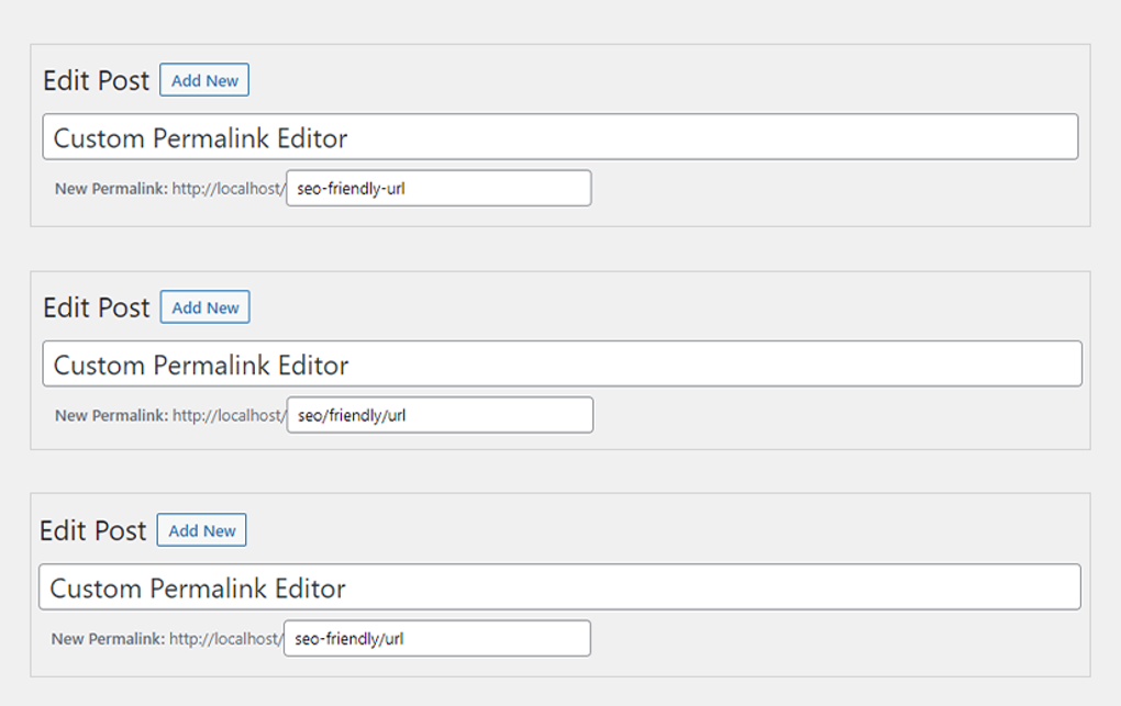 Custom Permalink Editor for WordPress - Download