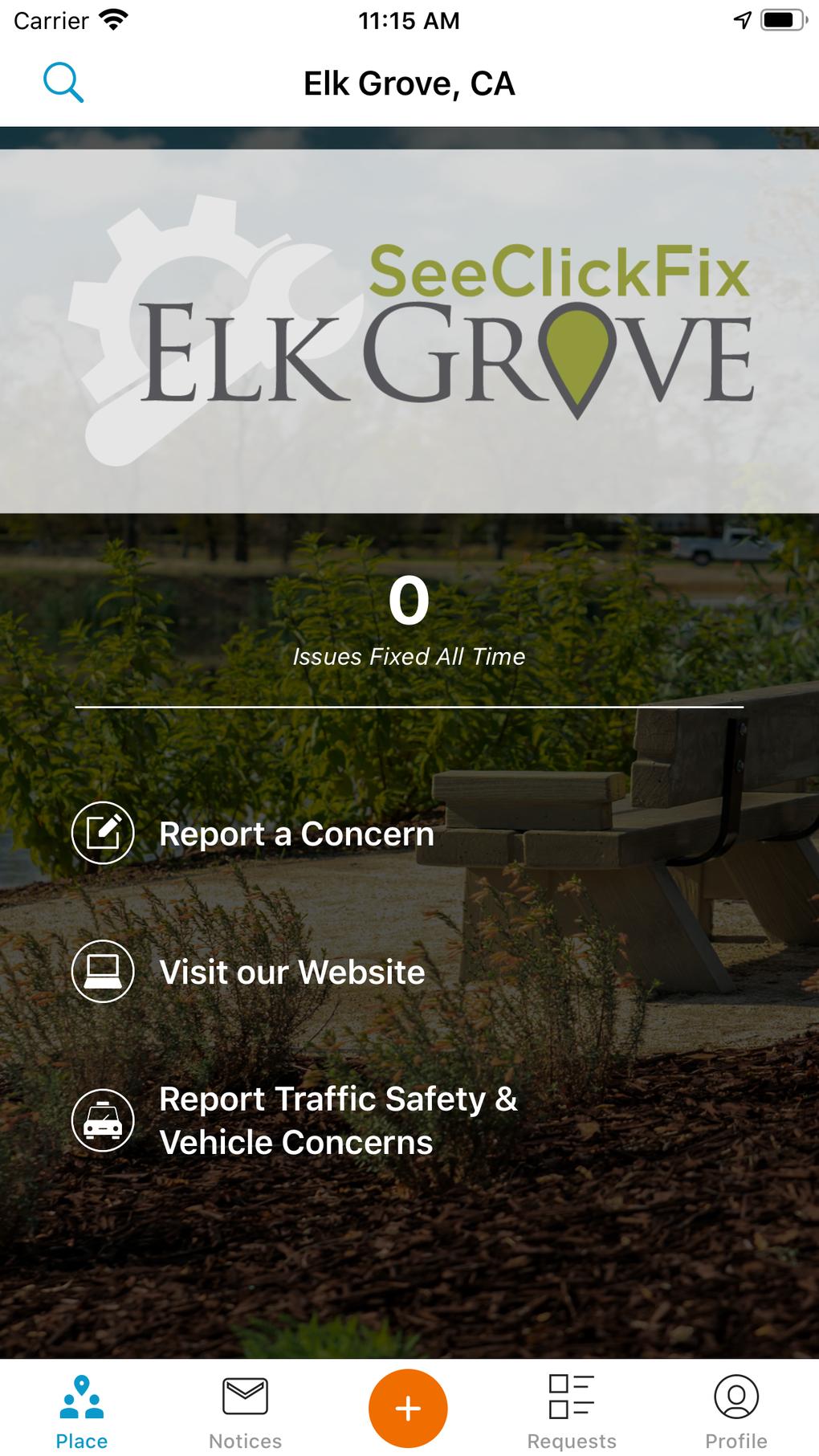 SeeClickFix Elk Grove for iPhone - Download