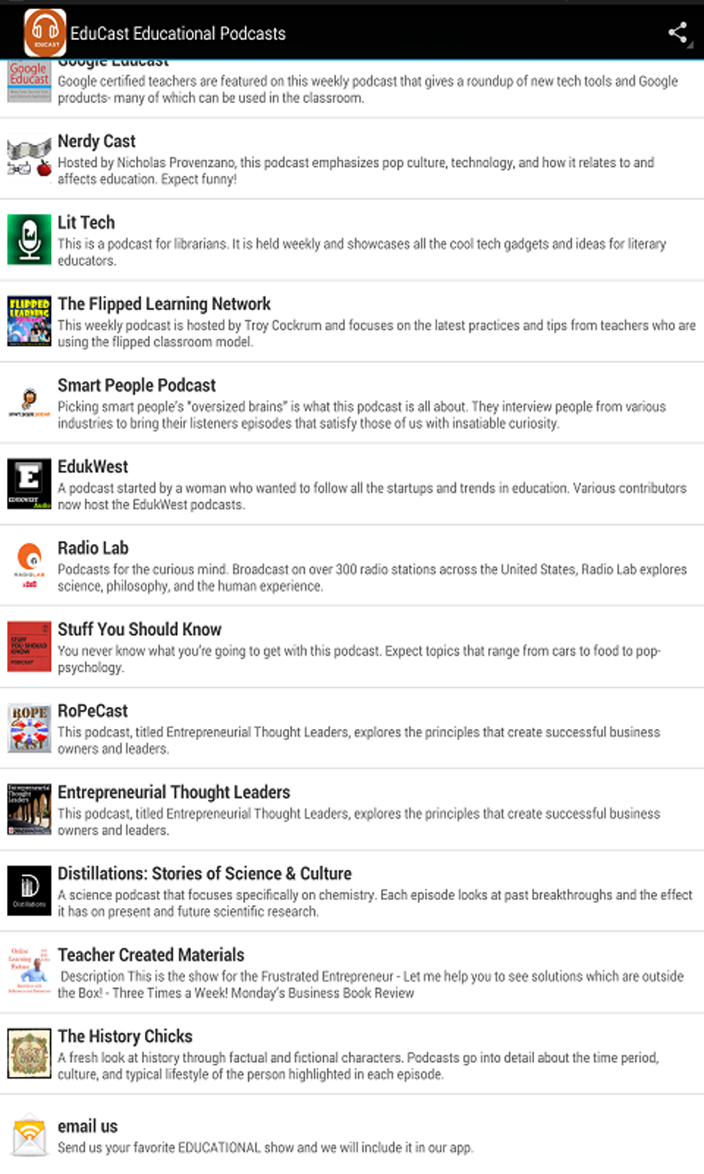 EduCast Educational Podcasts APK for Android - Download