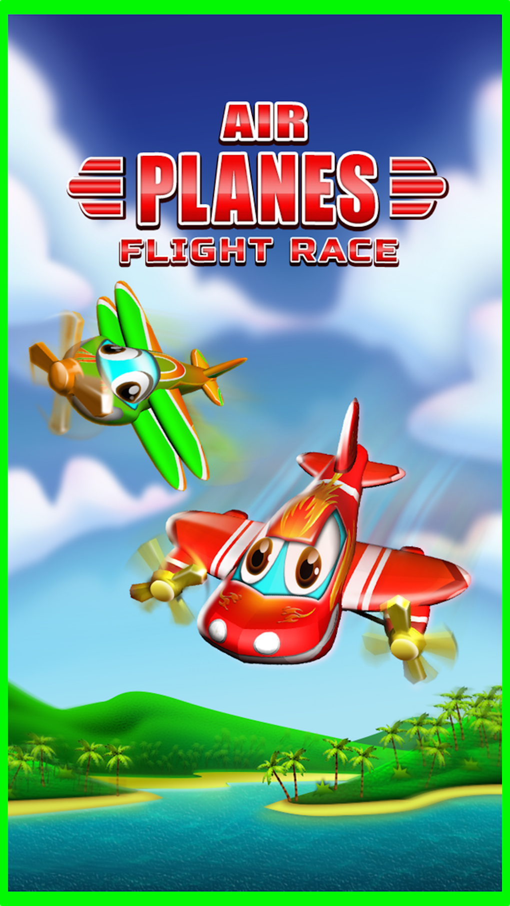 Airplane Race -Simple 3D Planes Flight Racing Game for iPhone - Download