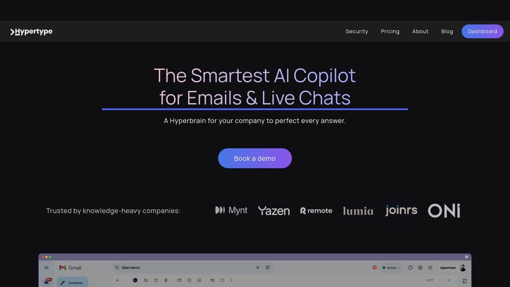 Hypertype for AI Writing assistant: review, features & use cases