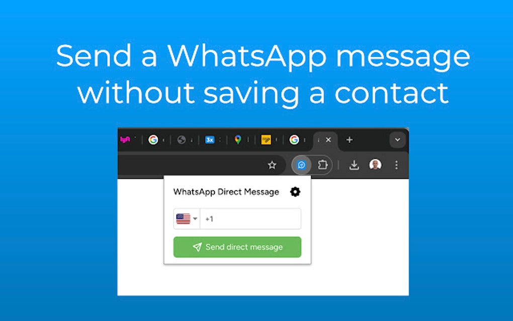 WhatsApp Direct Message para Google Chrome - Extensión Descargar