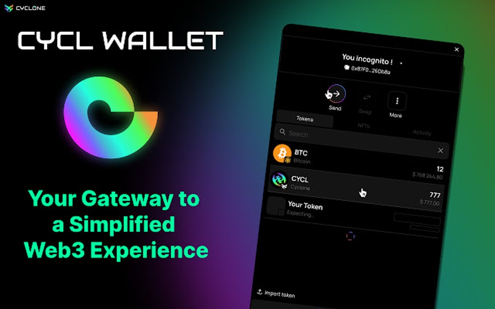 Cyclone Wallet Google Chrome 용 - 확장 프로그램 다운로드