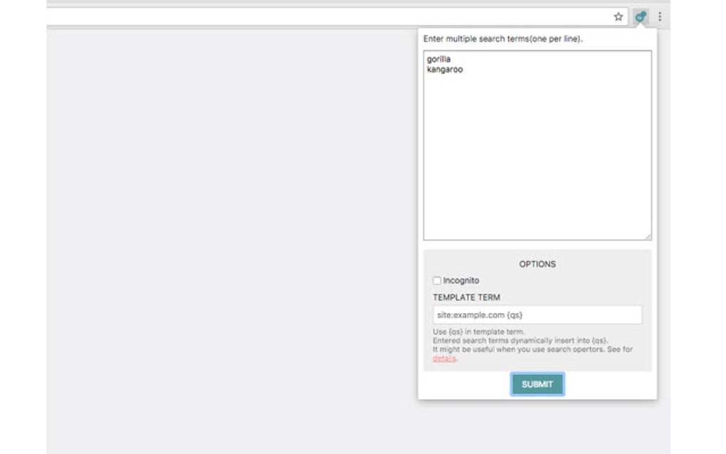 Open Queries for Google Chrome - Extension Download