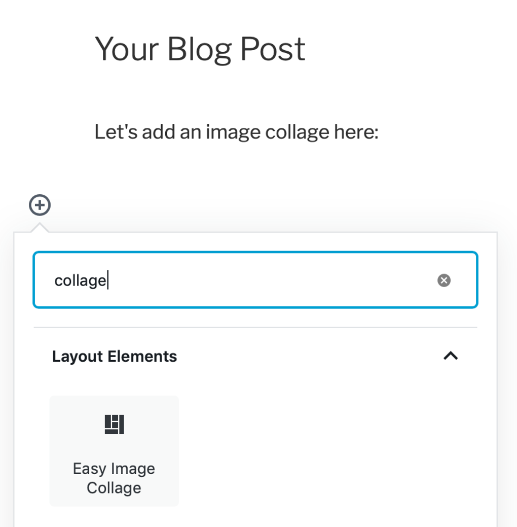 Easy Image Collage for WordPress - Download