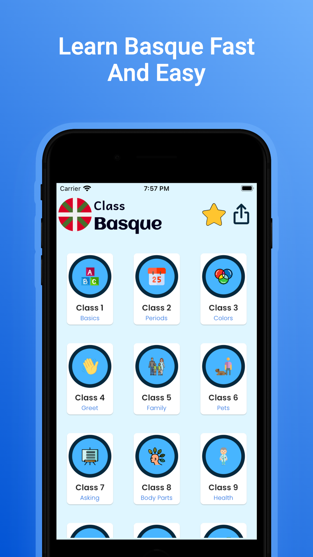 Basque Learning For Beginners para iPhone - Descargar