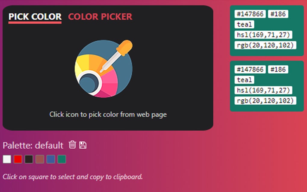 Color Picker for Google Chrome - Extension Download