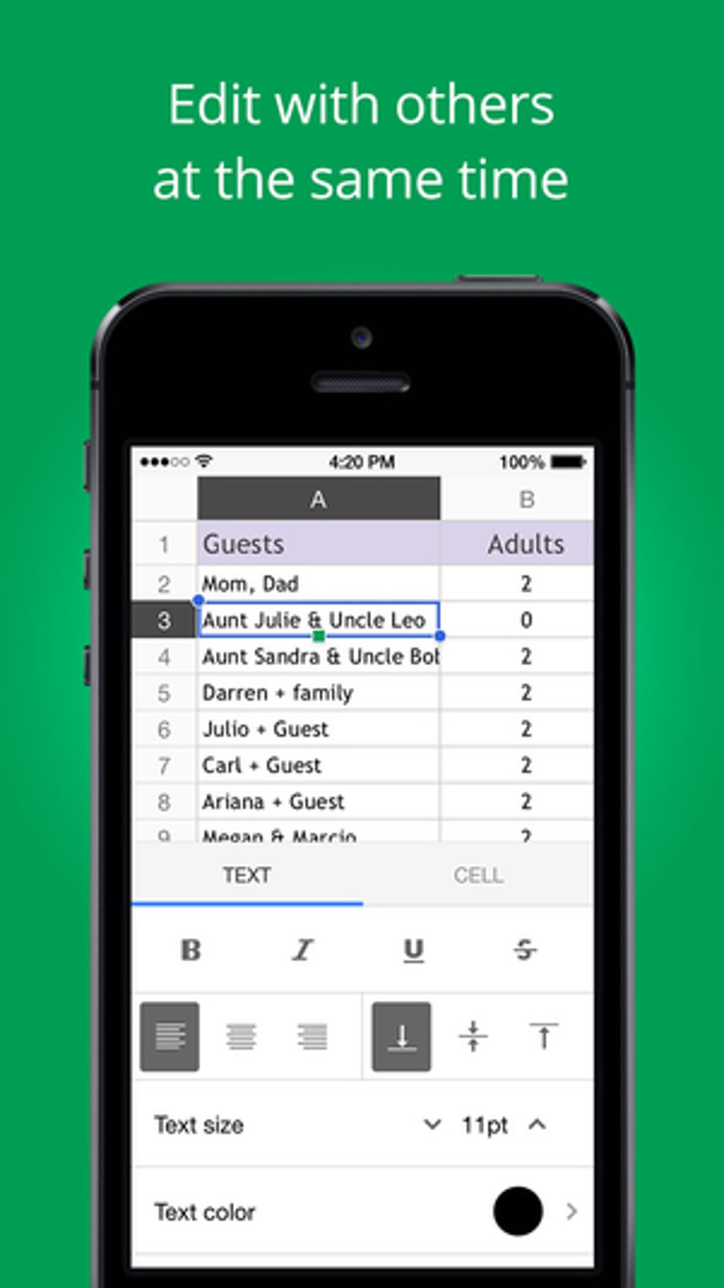Google Sheets For IPhone Download