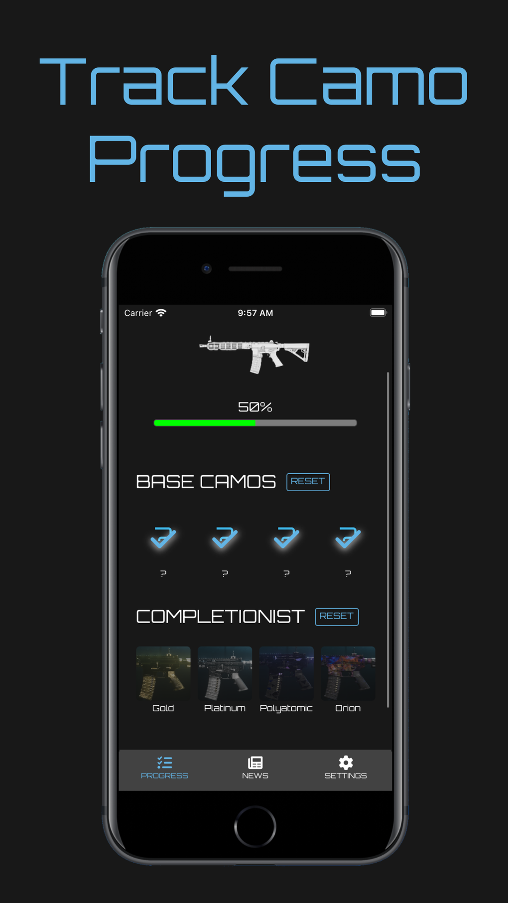 MW2 Camo Tracker para iPhone - Descargar