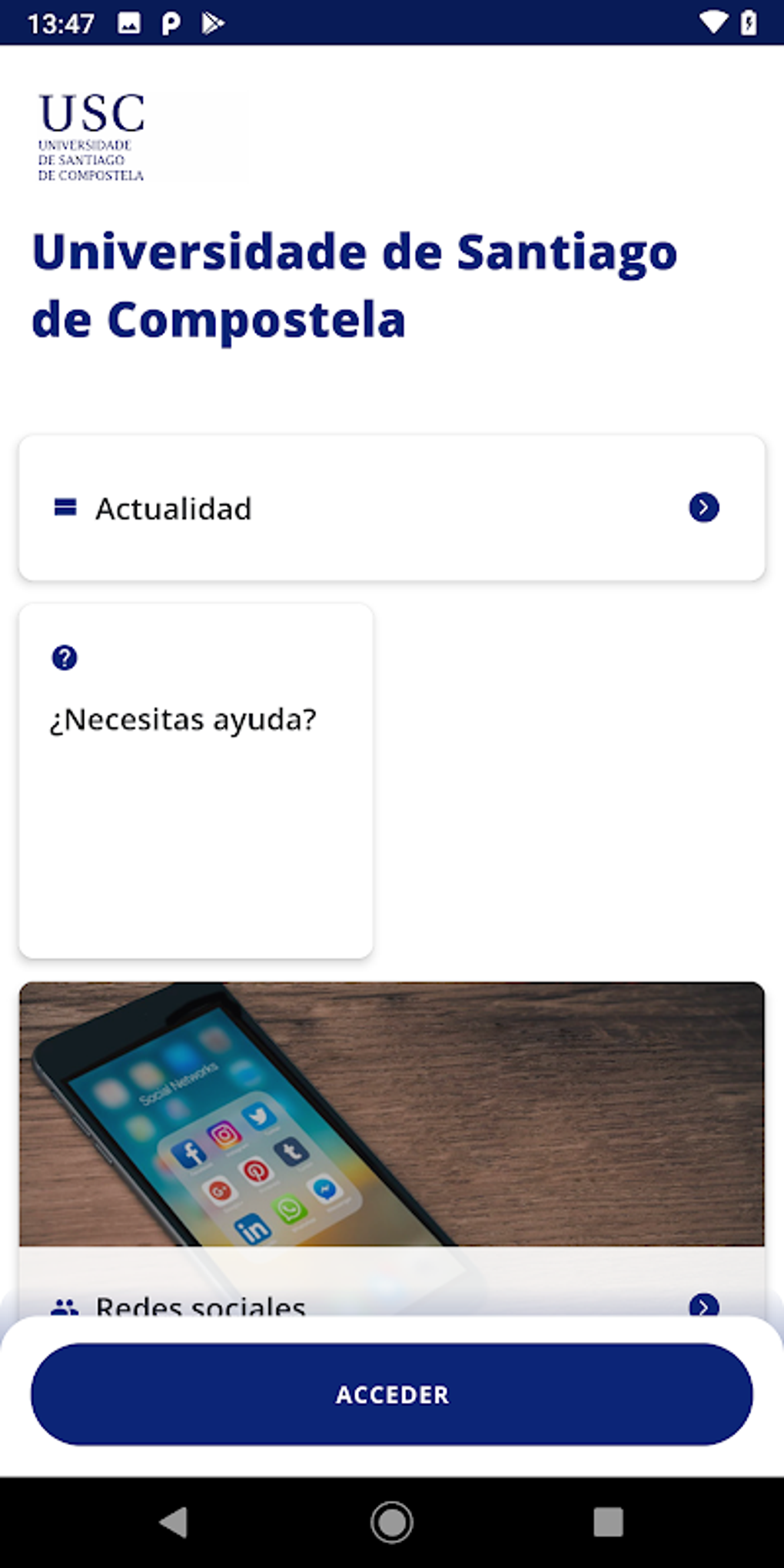 App oficial da Universidade de Santiago (USC) APK for Android - Download