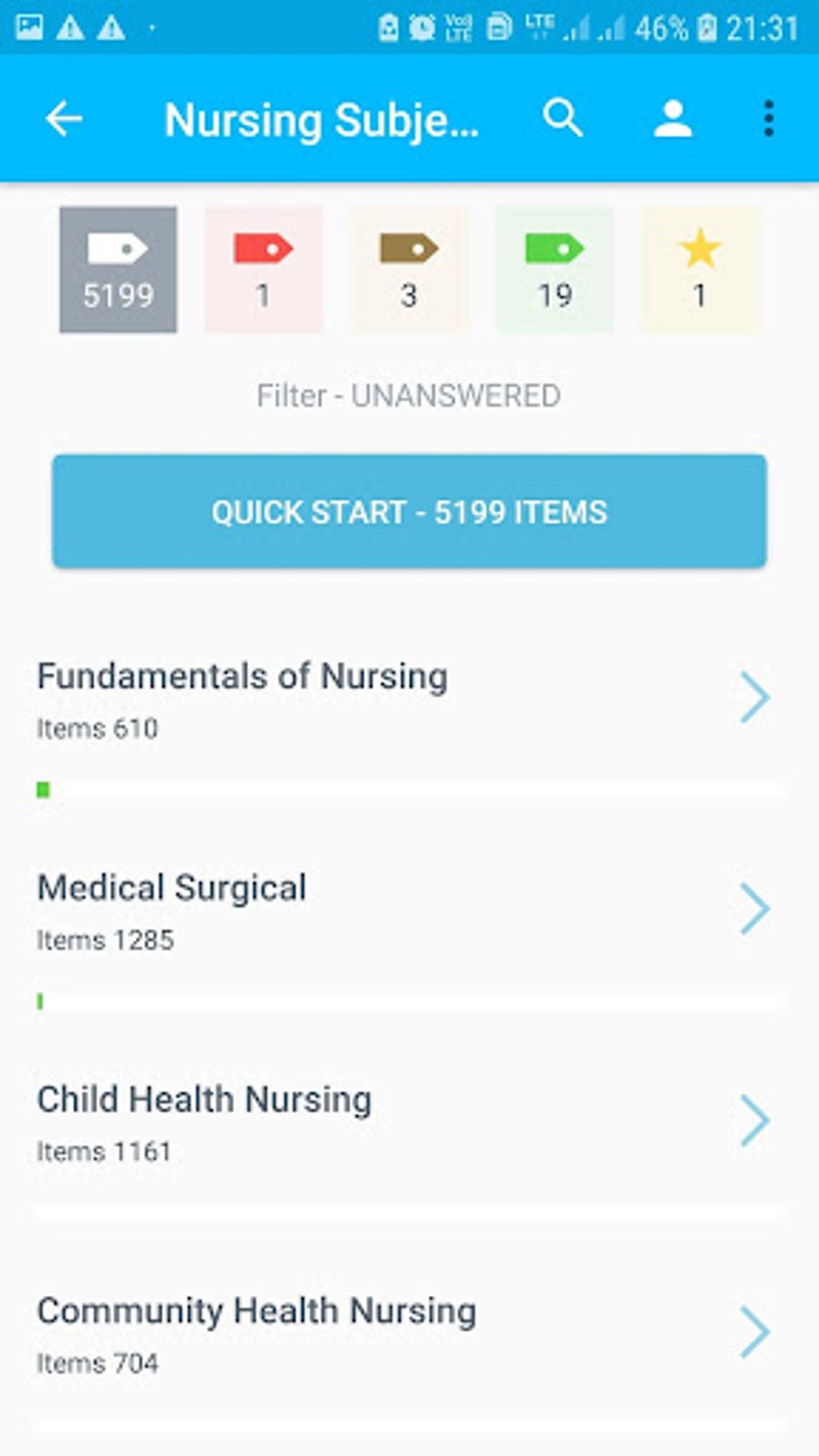 Nursing Exams:FREE OFFLINE Nursing ExamsNurse App para Android - Descargar