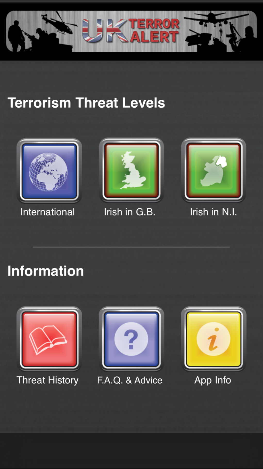 UK Terror Alert for iPhone - Download