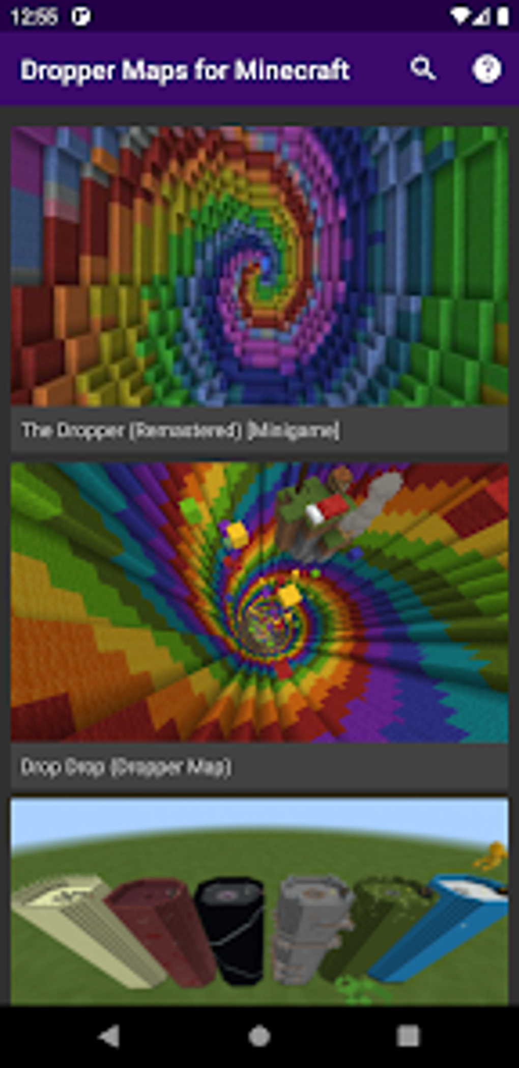 Dropper Maps for Minecraft per Android - Download