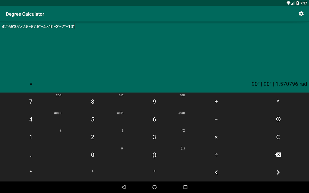 Degree Calculator APK for Android - Download