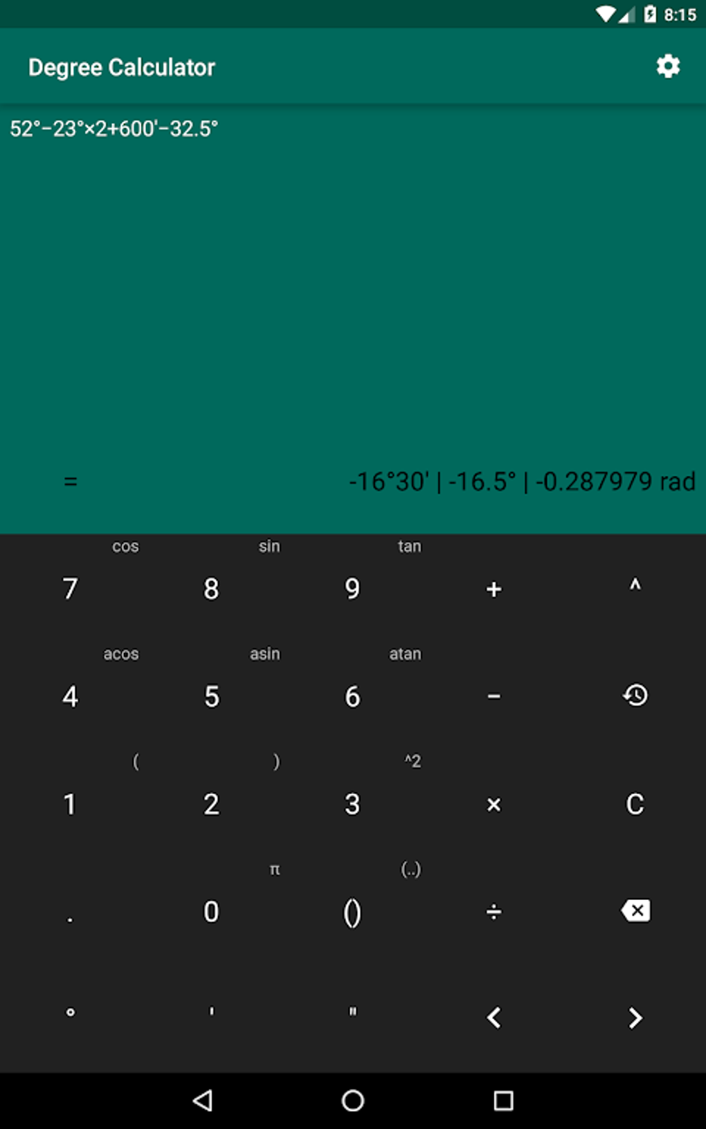 Degree Calculator APK for Android - Download