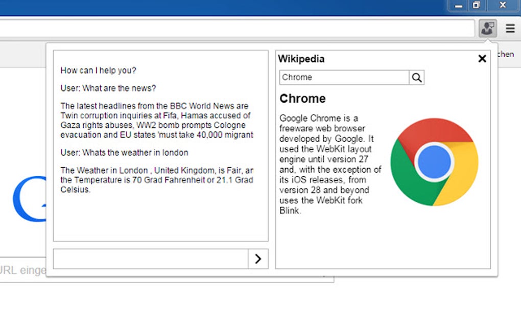 Virtual Assistant Google Chrome 용 - 확장 프로그램 다운로드