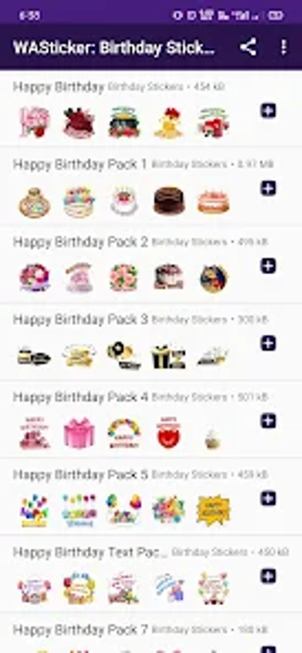WASticker: Birthday Stickers para Android - Descargar
