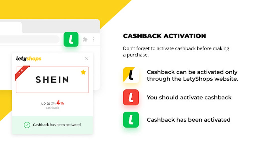 Cashback service LetyShops for Google Chrome - Extension Download
