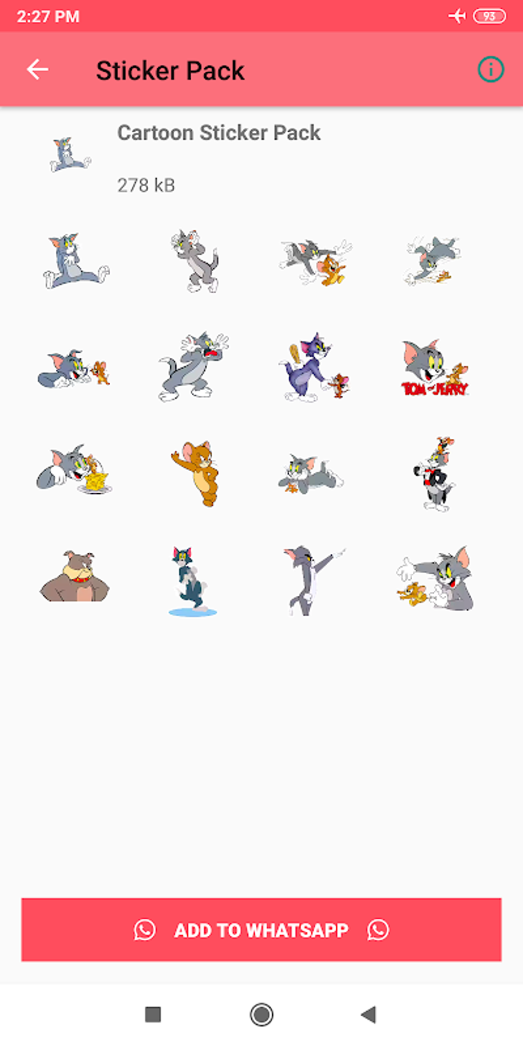 Cartoon Stickers for Whatsapp - WAStickerApps APK für Android - Download