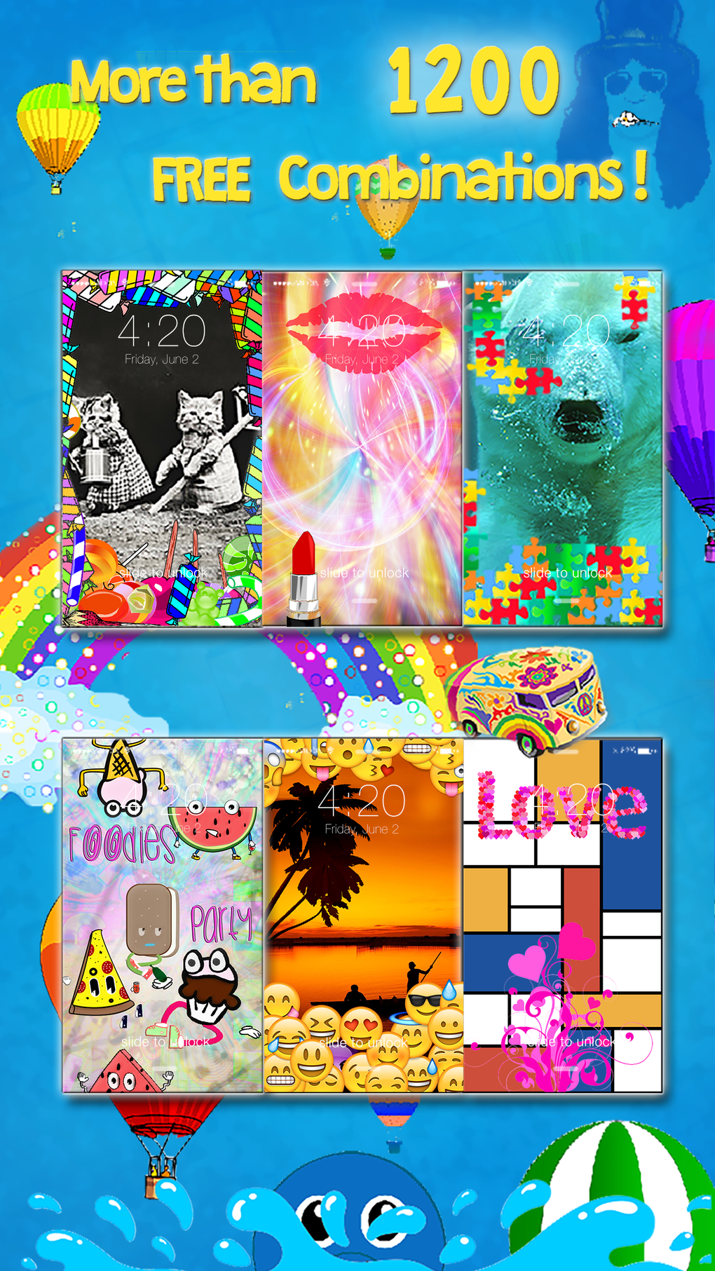 Lockscreen One - Customize your screen with fancy themes for iPhone ... Lockscreen One - Customize your screen with fancy themes for iPhone ...