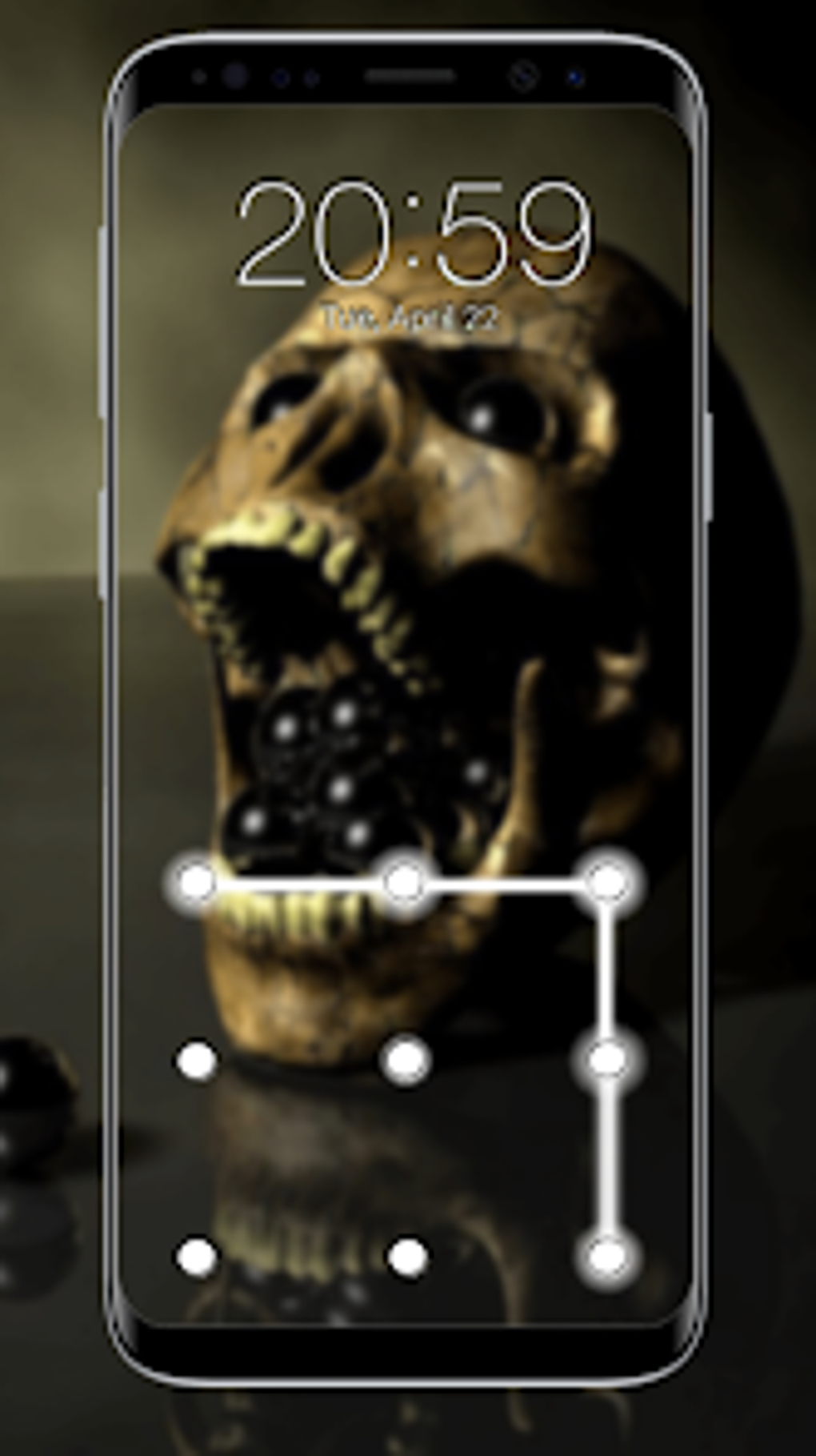 Skull Pattern Lock Screen per Android - Download