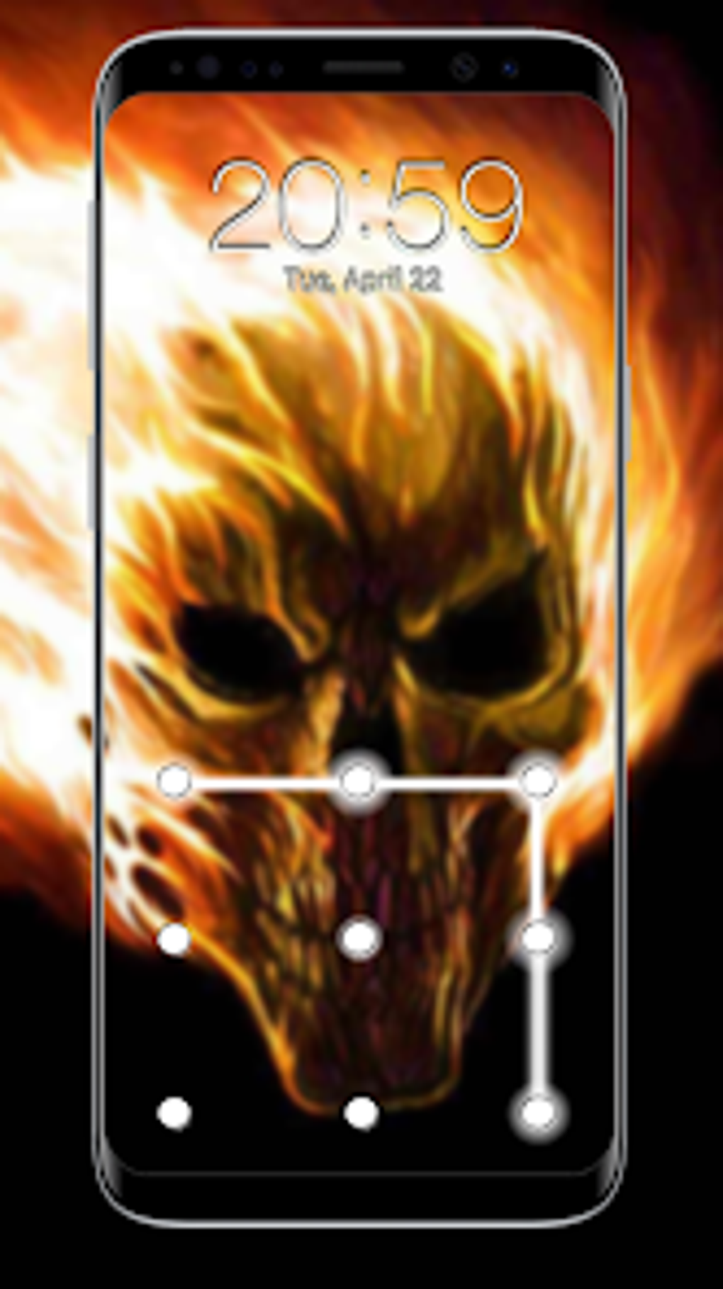 Skull Pattern Lock Screen per Android - Download