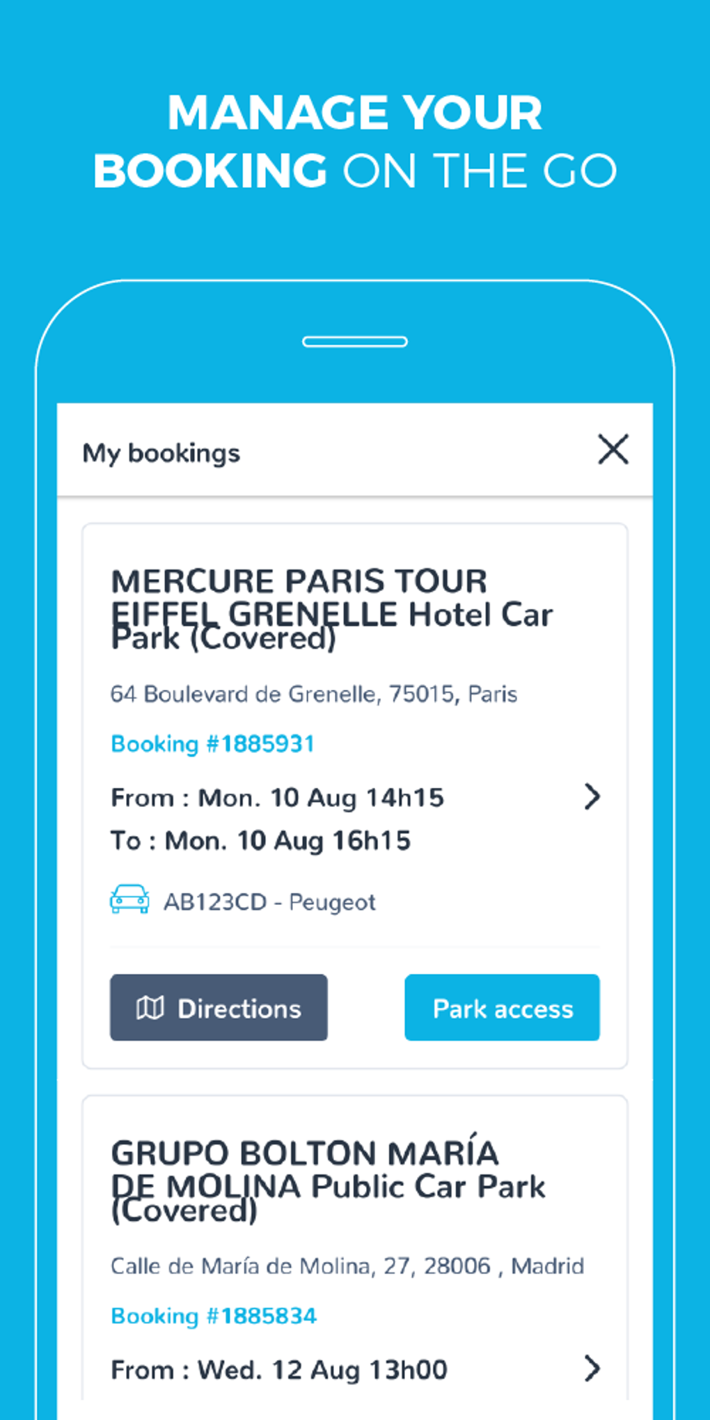 Onepark - Book your parking spot for Android - Download