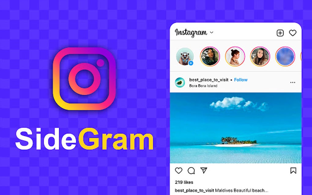 Web Client for Instagram - SideGram Google Chrome 용 - 확장 프로그램 다운로드