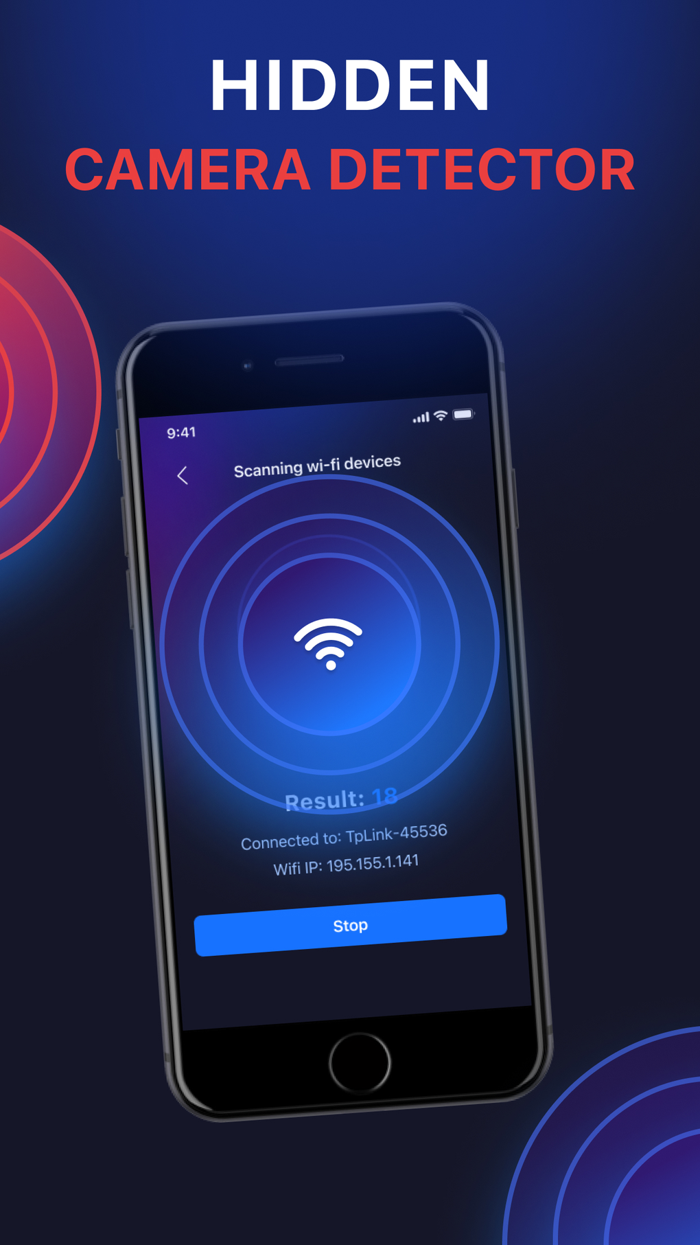 iPhone için Hidden Camera Detector App. - İndir
