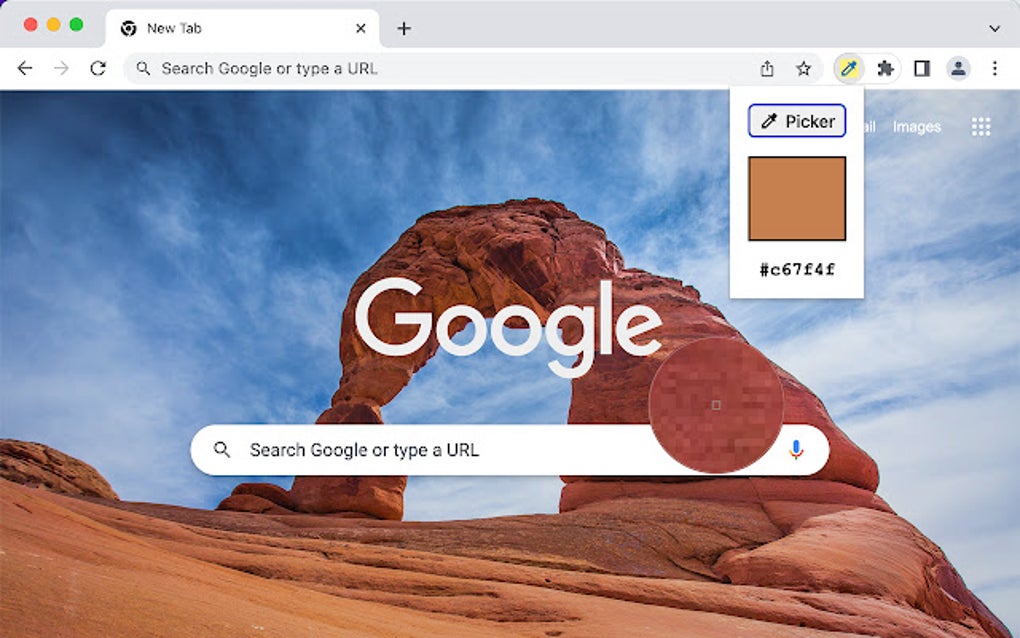 Color Picker für Google Chrome - Erweiterung Download