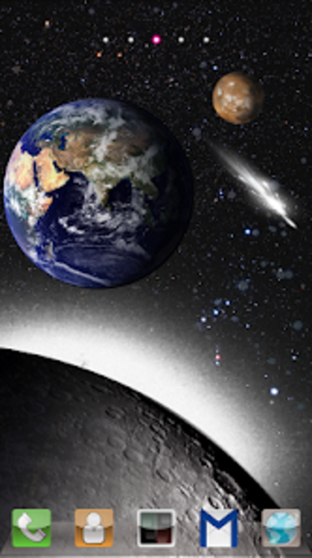 Galaxy Planet Theme for Android - Download