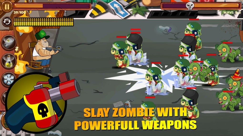 Fat Man Vs Zombies - Defence Battle PVZ4 APK para Android - Descargar