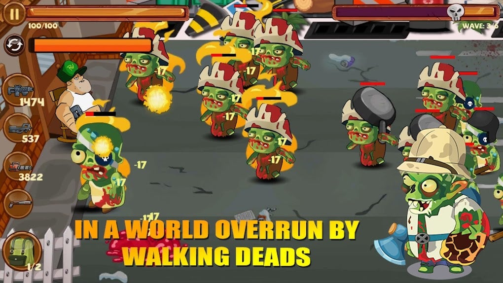 Fat Man Vs Zombies - Defence Battle PVZ4 APK para Android - Descargar
