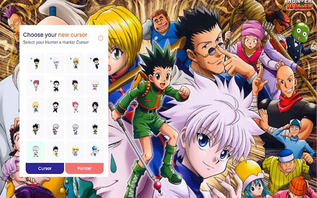 Hunter x Hunter Anime Cursor for Google Chrome - Extension Download
