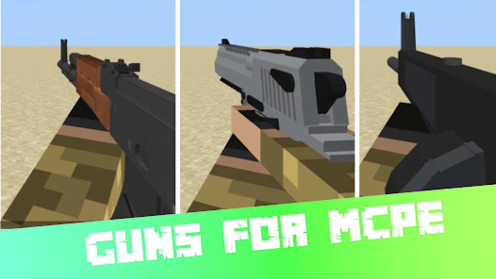 Android için Guns Mods for Minecraft PE - İndir