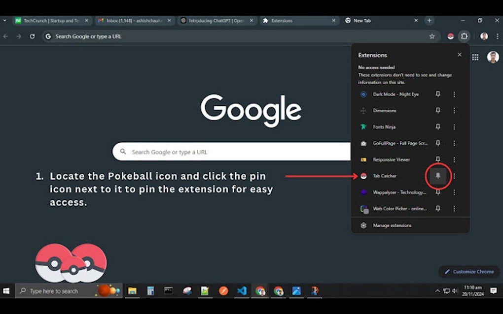 Tab Catcher: The Ultimate Tab Manager Google Chrome 용 - 확장 프로그램 다운로드
