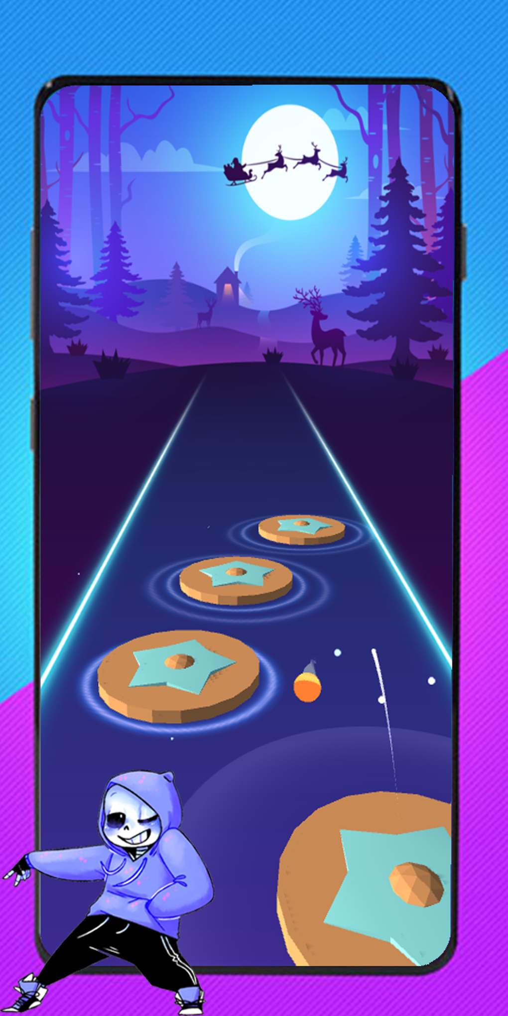 Sans Undertale songs - Edm Hop Dance tiles for Android - Download