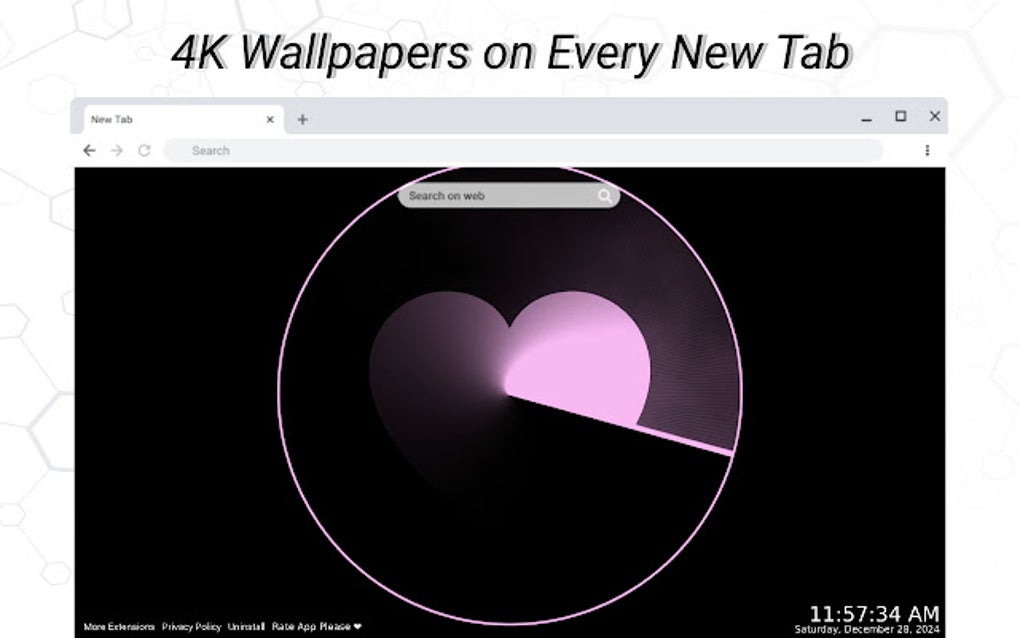 Heart Radar Live Wallpaper Google Chrome 용 - 확장 프로그램 다운로드