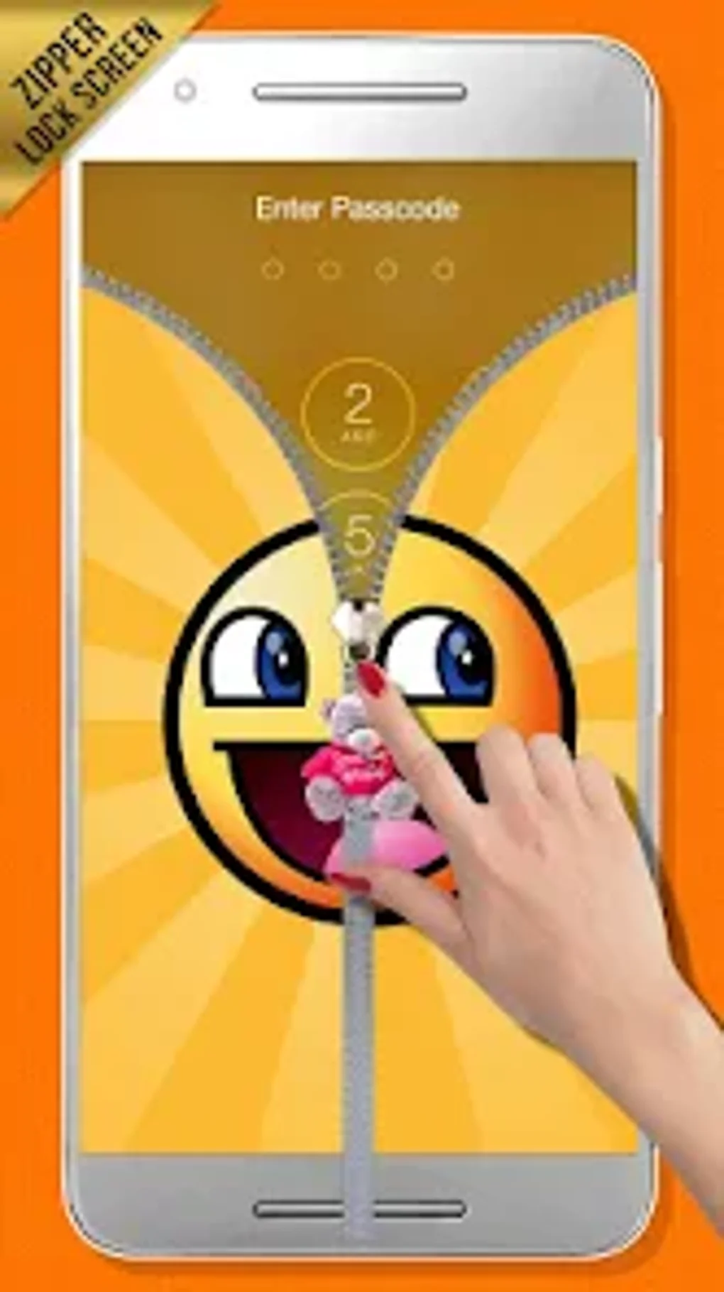 Cool Zipper Lock Screen for Android - Download