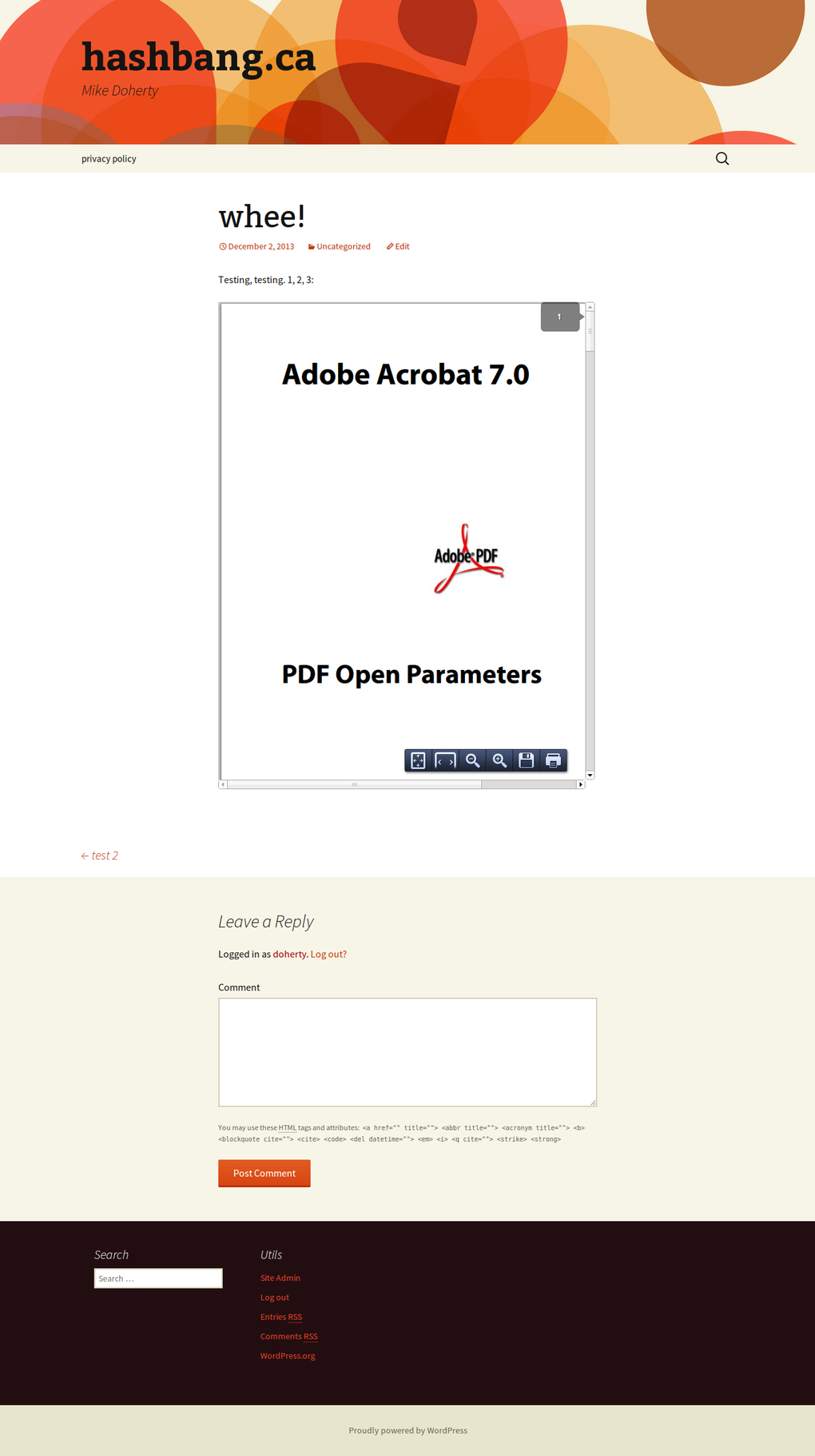 Vanilla PDF Embed for WordPress - Download