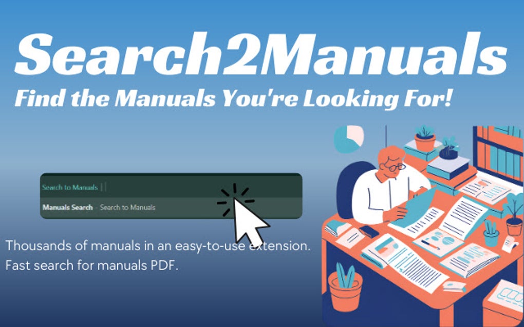Search to Manuals for Google Chrome - Extension Download