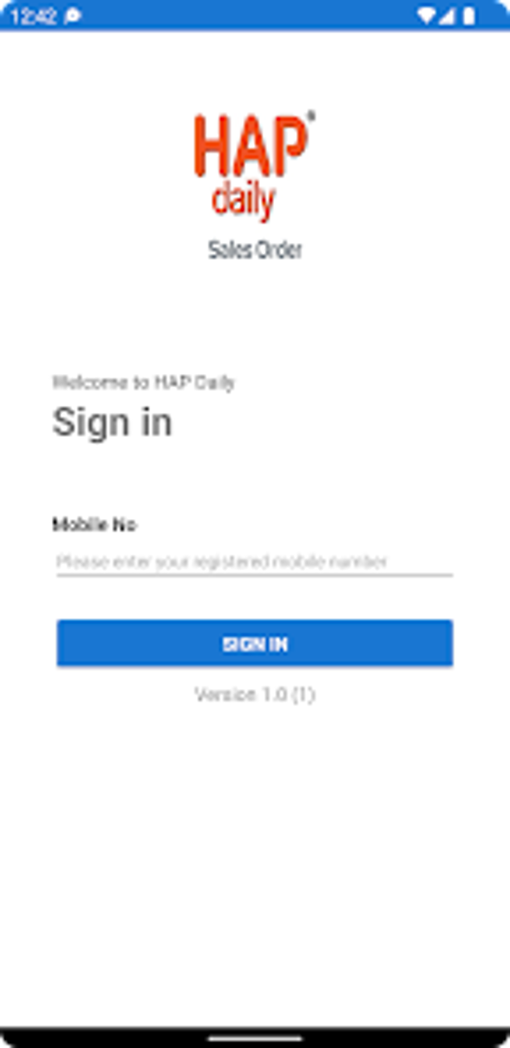 HAP Retail Order для Android — Скачать