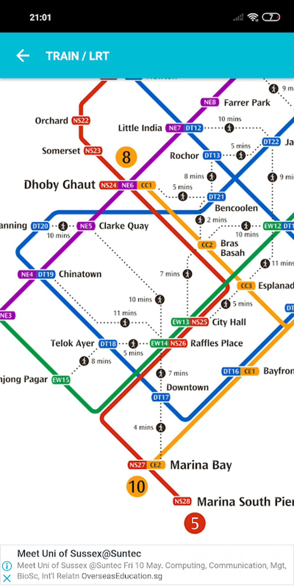 SGTransport Bus Arrival Time Singapore MRT Map APK Android 
