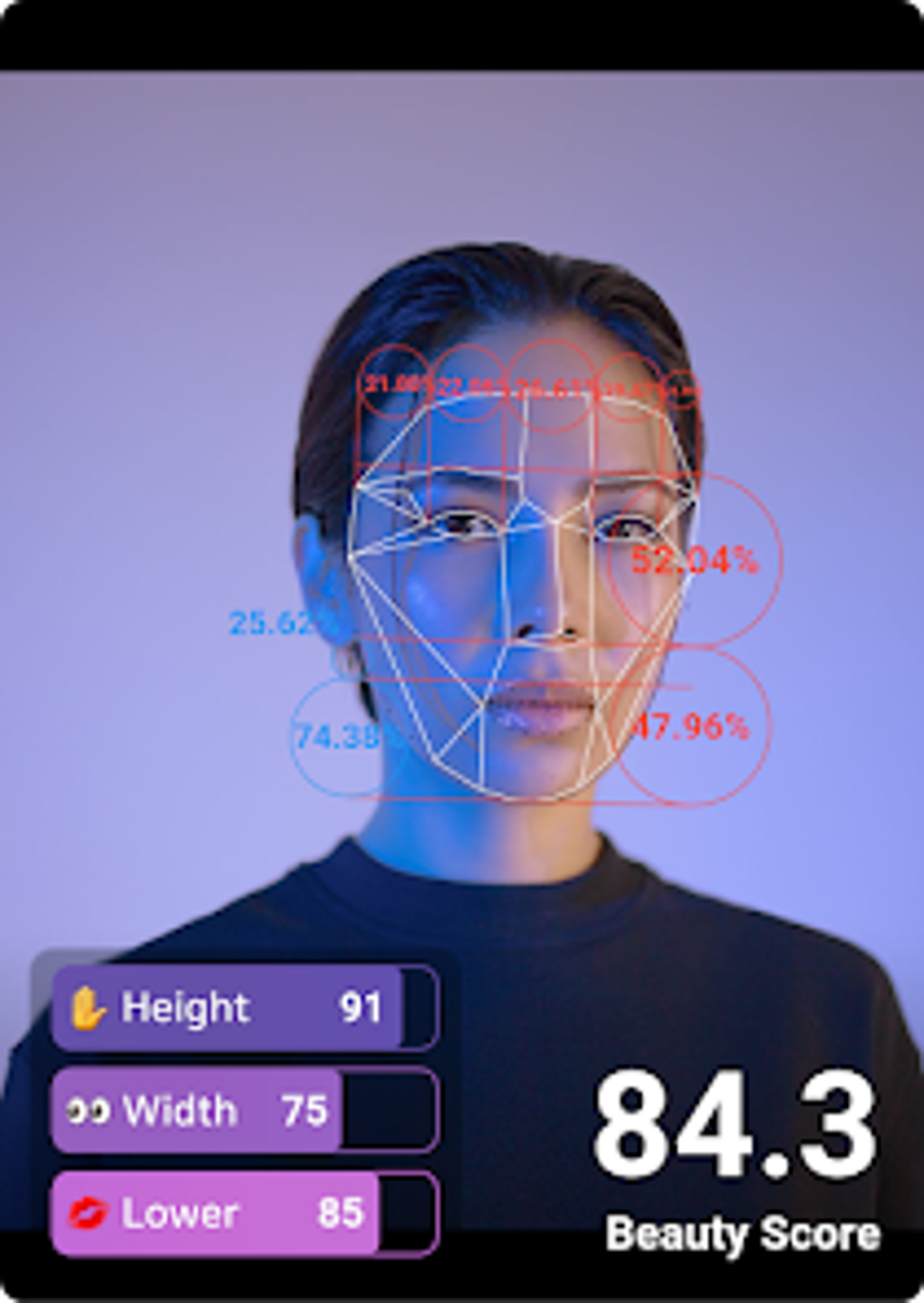Beauty Score Golden Ratio Face สำหรับ Android - ดาวน์โหลด