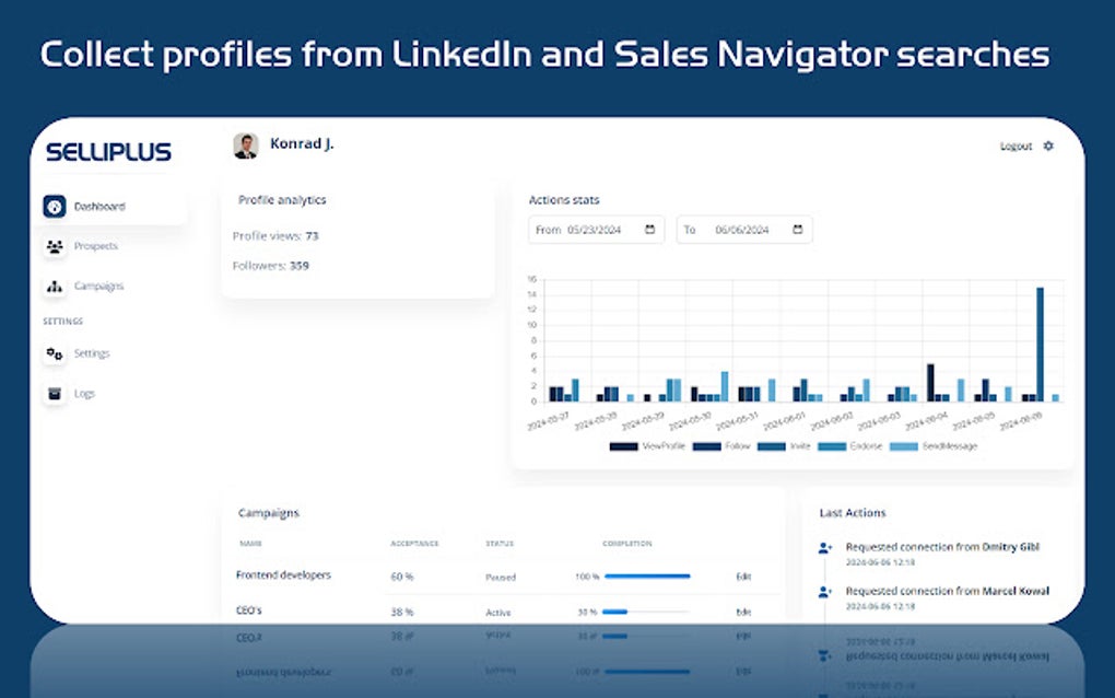 Selliplus - Your LinkedIn assistant for Google Chrome - Extension Download